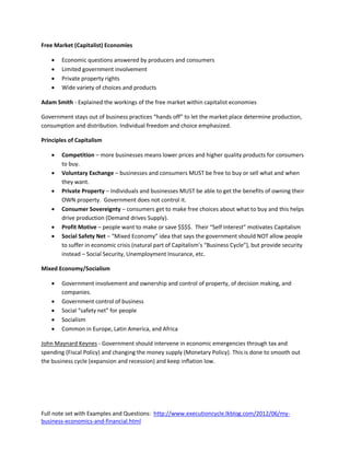 1 introduction to economics | PDF | Economy | Business and Finance