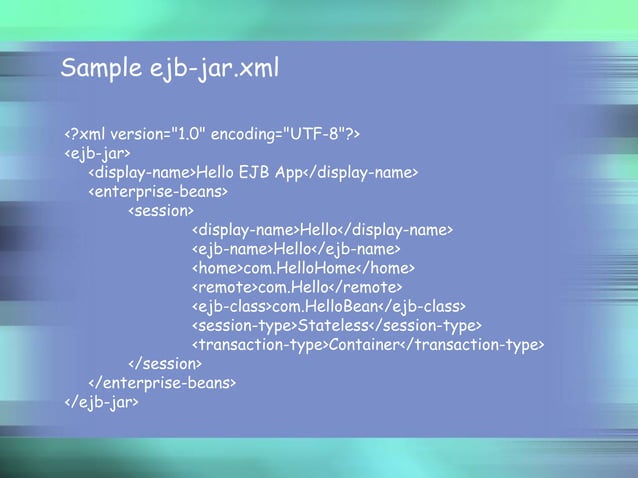 1-introduction to ejb | PPT