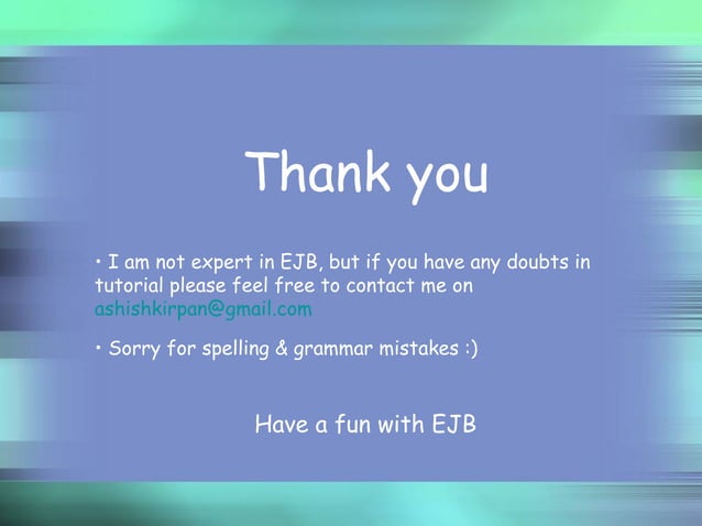 1-introduction to ejb | PPT