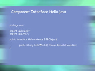 1-introduction to ejb | PPT