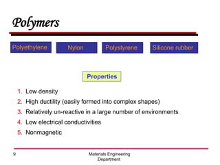 1-Introduction to Engineering Materials.pdf | Chemistry | Science