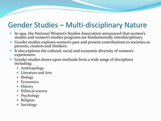1 - Introduction to Gender studies .pptx