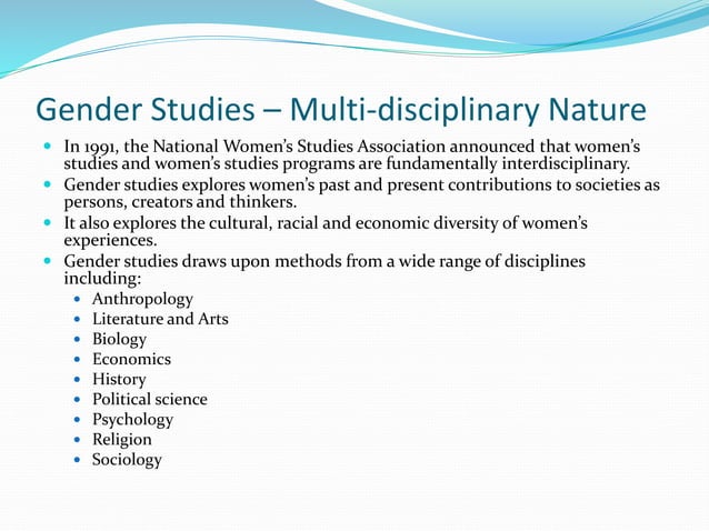 1 - Introduction to Gender studies .pptx