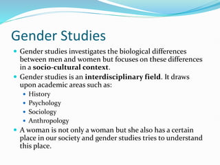 1 - Introduction to Gender studies .pptx