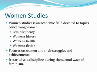 1 - Introduction to Gender studies .pptx