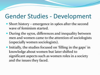 1 - Introduction to Gender studies .pptx