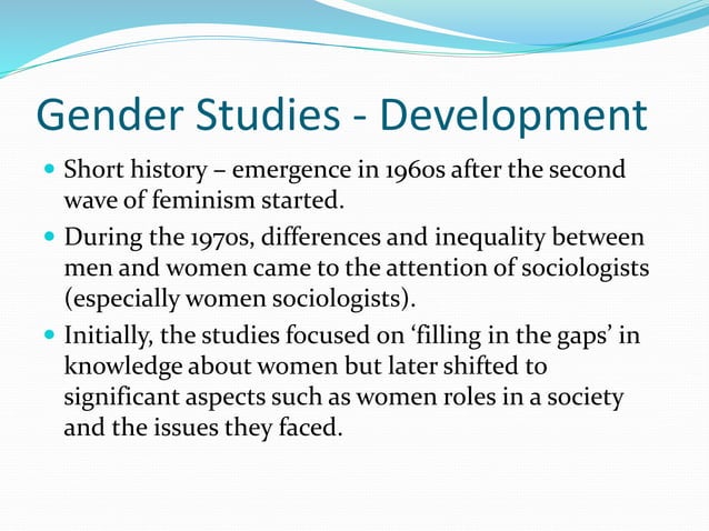 1 - Introduction to Gender studies .pptx