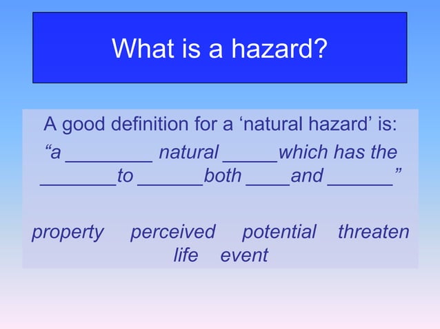 1.introduction to hazard scales and mapping | PPTX | Geography | Science