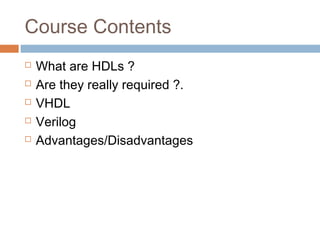 1.introduction to hd ls | PPT
