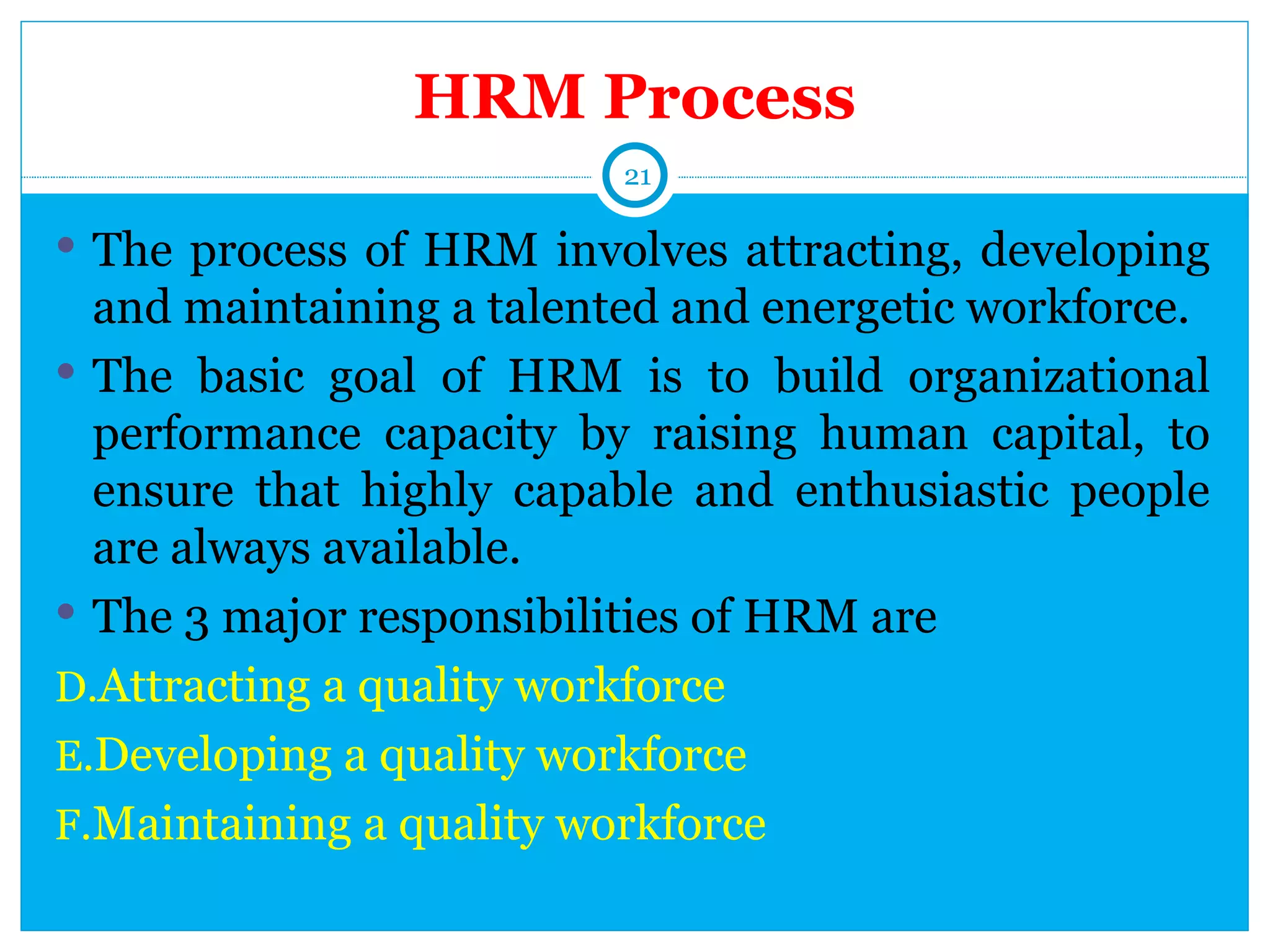 1. introduction to hrm | PPT