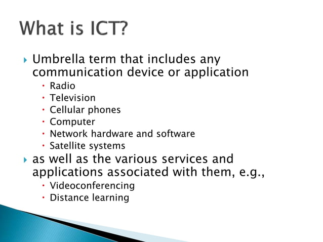 Introduction To Ict Lecture 1 6051