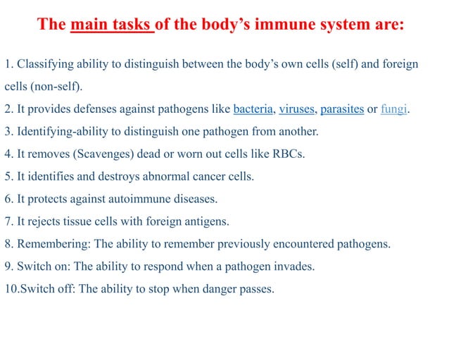 Introduction to Immunology | PPT | Infectious Diseases | Diseases and ...