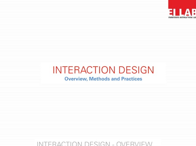 1.introduction to interaction design | PPT