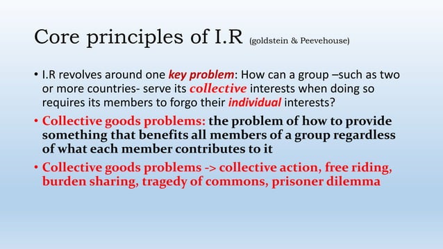 1 introduction to international relations | PPTX | Politics