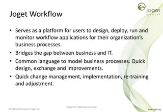 Joget Workflow v4 Training - Module 1 - Introduction to Joget | PPTX | Computer Software and ...