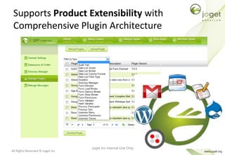 Joget Workflow v4 Training - Module 1 - Introduction to Joget | PPTX | Computer Software and ...