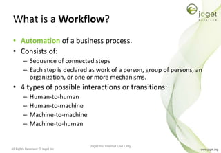 Joget Workflow v4 Training - Module 1 - Introduction to Joget | PPTX | Computer Software and ...