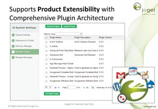 Joget Workflow v5 Training - Module 1 - Introduction to Joget Workflow | PPTX