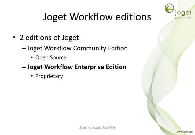 Joget Workflow v5 Training - Module 1 - Introduction to Joget Workflow | PPTX
