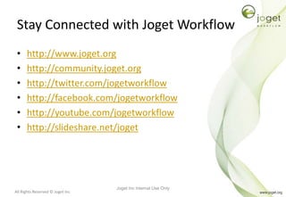 Joget Workflow v5 Training - Module 1 - Introduction to Joget Workflow | PPTX