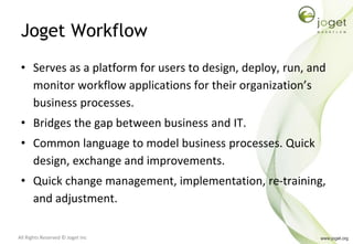 Joget Workflow v6 Training Slides - 1 - Introduction to Joget Workflow | PPT