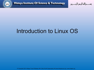 1 introduction to linux os | PPT