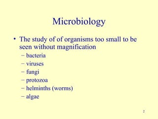 1 introduction to microbiology | PPS