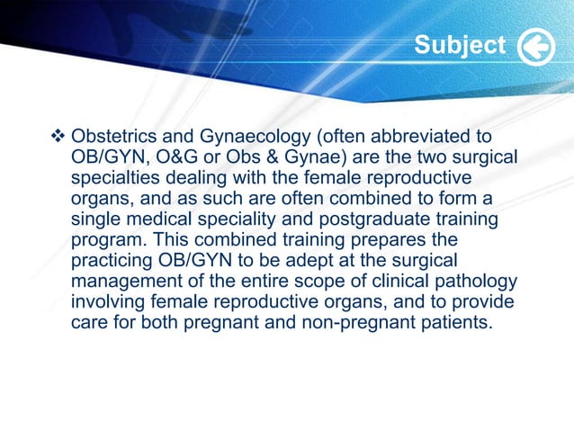 1. Introduction to obstetrics | PPTX | Pregnancy | Reproductive Health