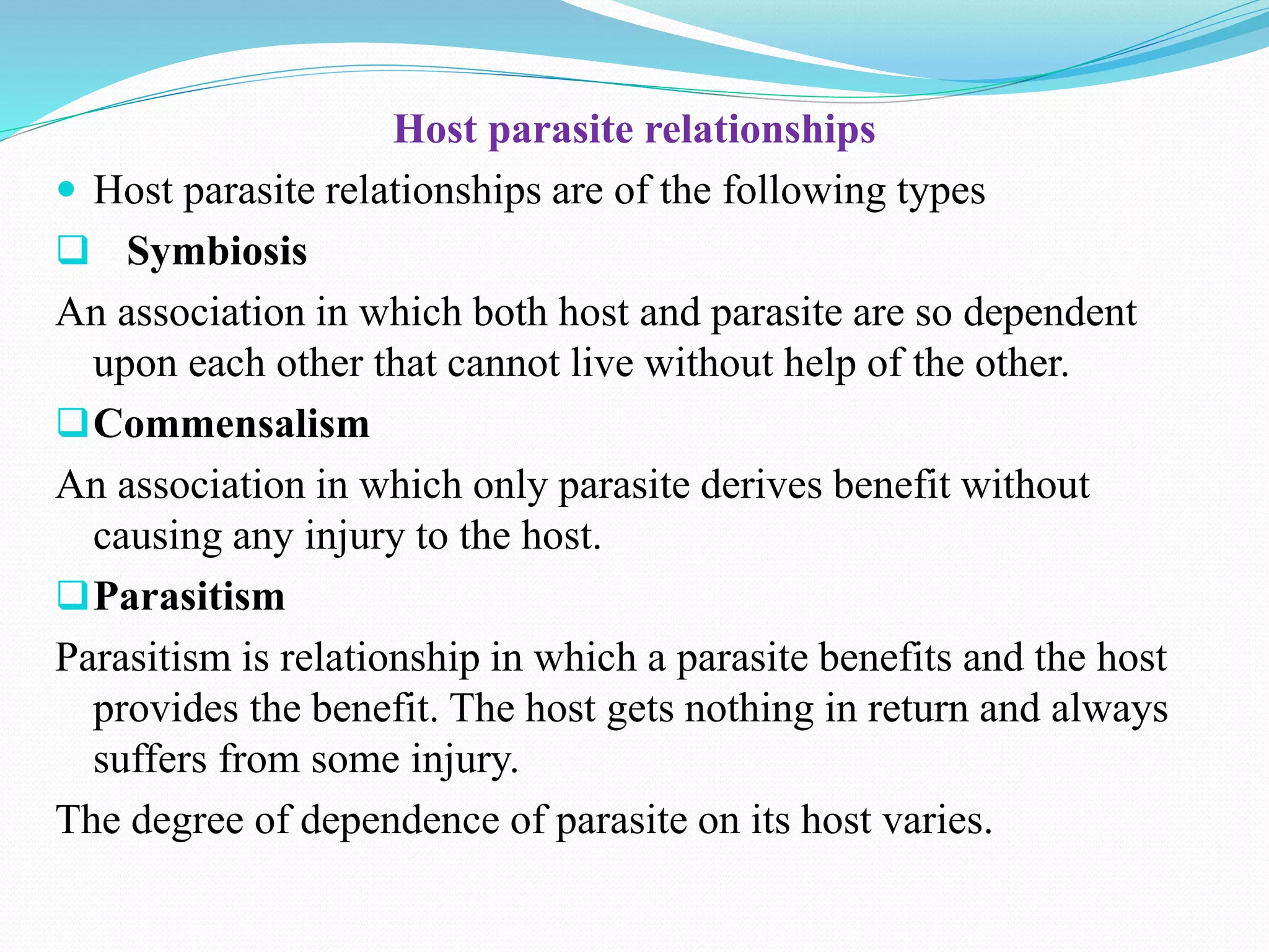 1 introduction to parasitology | PPTX