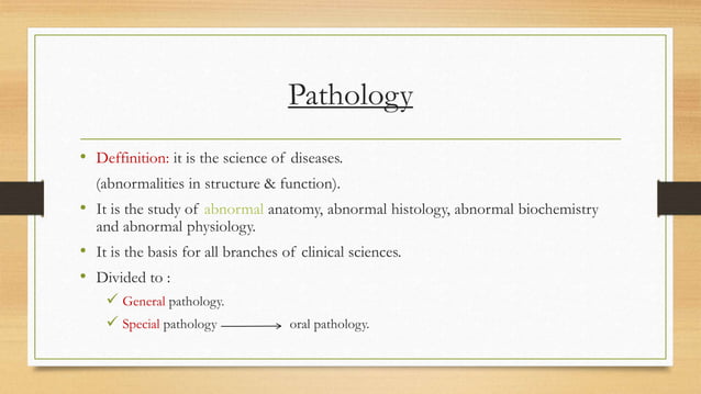 1 introduction to pathology | PPT