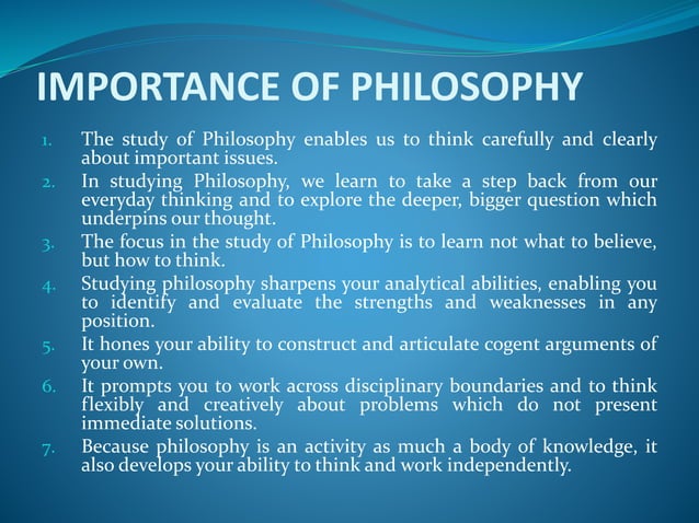 1 - Introduction to Philosophy.pptx | Education