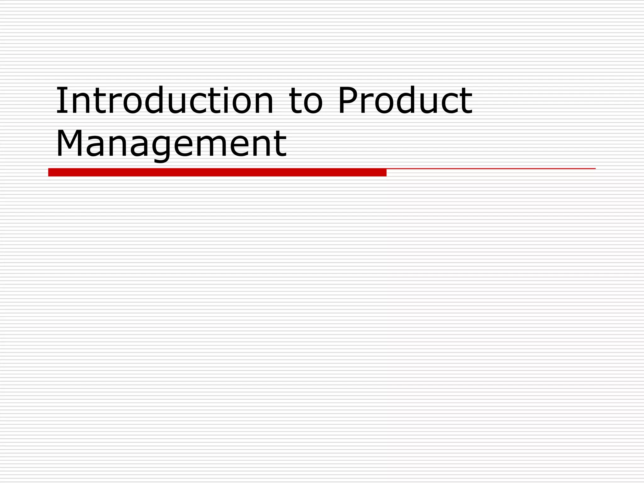 1.introduction to product management | PPT