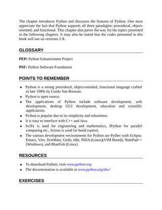 Introduction to Python | PDF | Programming Languages | Computing