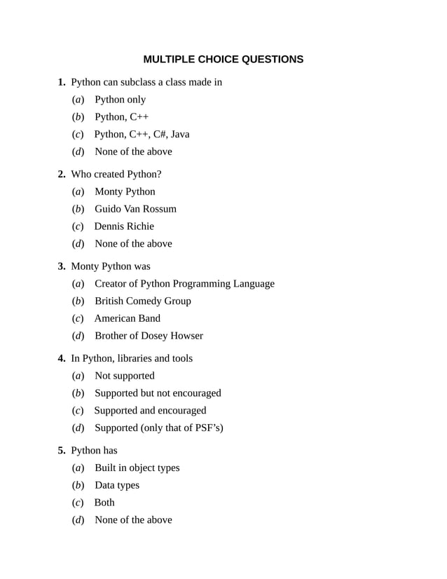 Introduction to Python | PDF