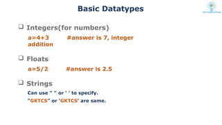 1-_Introduction_To_Python and the briefly | PPT