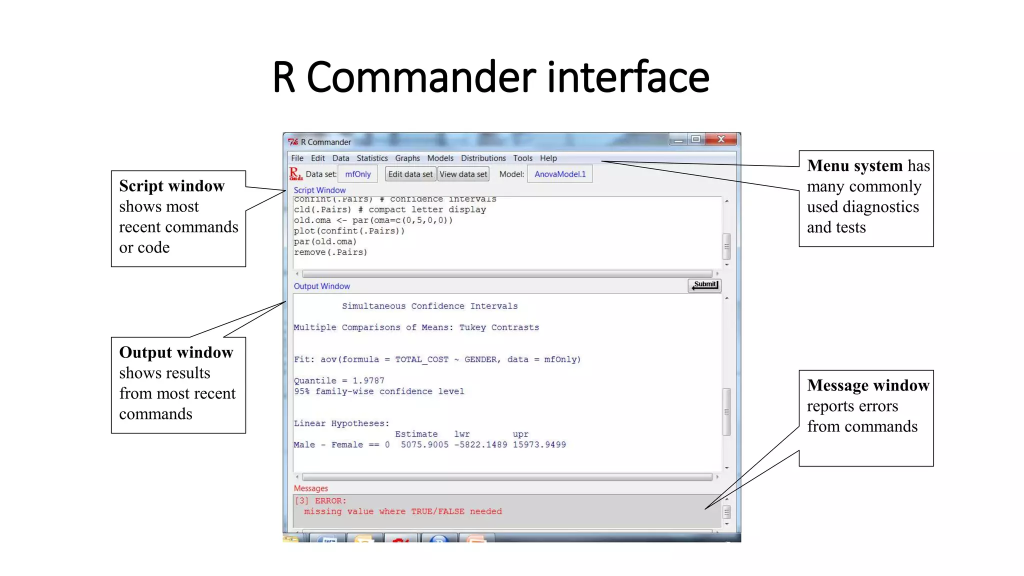 Introduction to statistical software R | PPTX