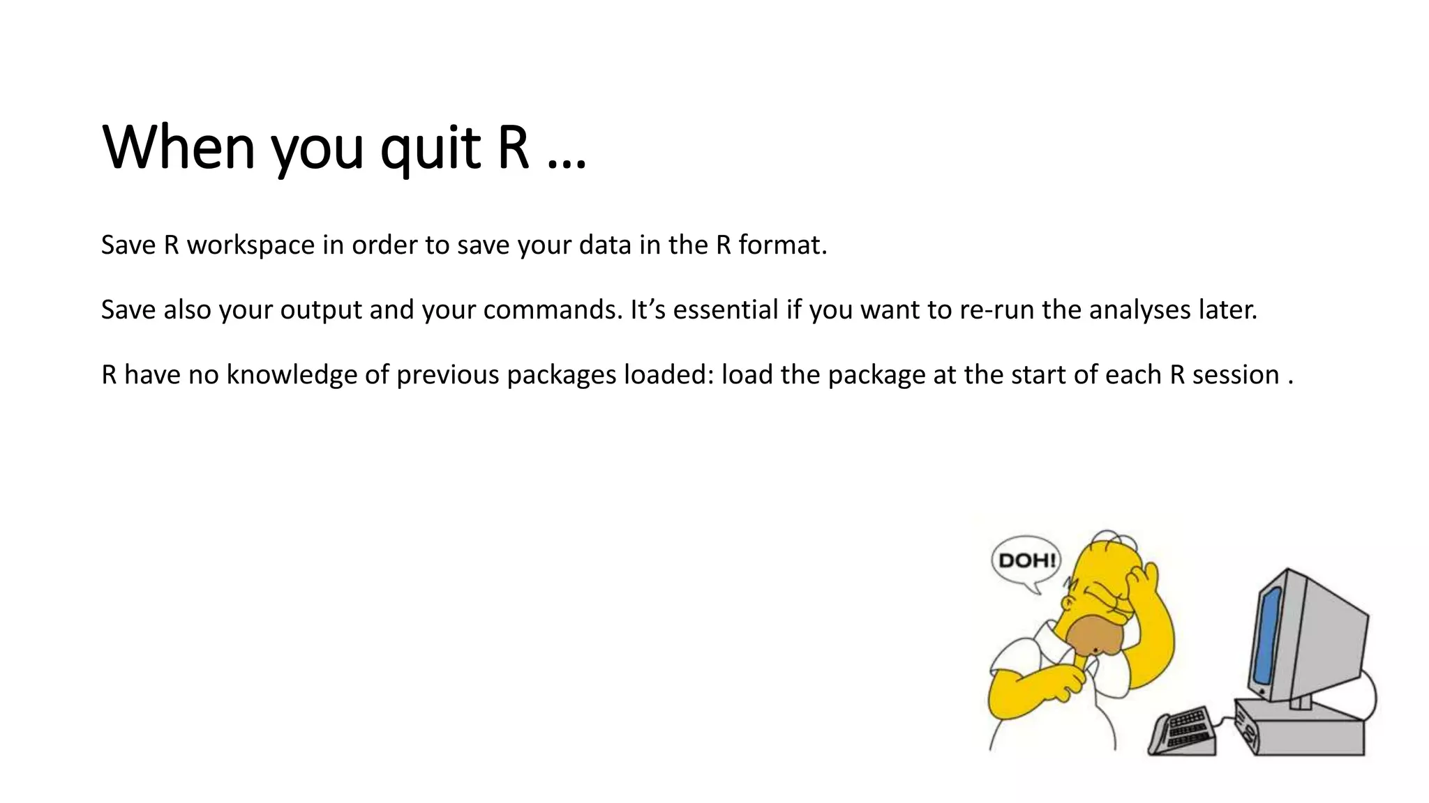 Introduction to statistical software R | PPTX