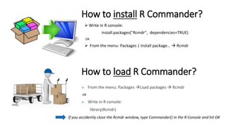 Introduction to statistical software R | PPTX