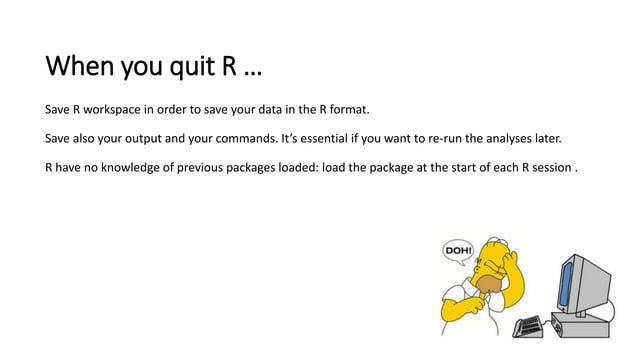Introduction to statistical software R | PPTX