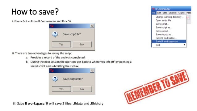 Introduction to statistical software R | PPTX
