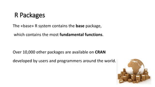 Introduction to statistical software R | PPTX