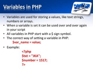 introduction to server-side scripting | PPTX | Web Development | Internet