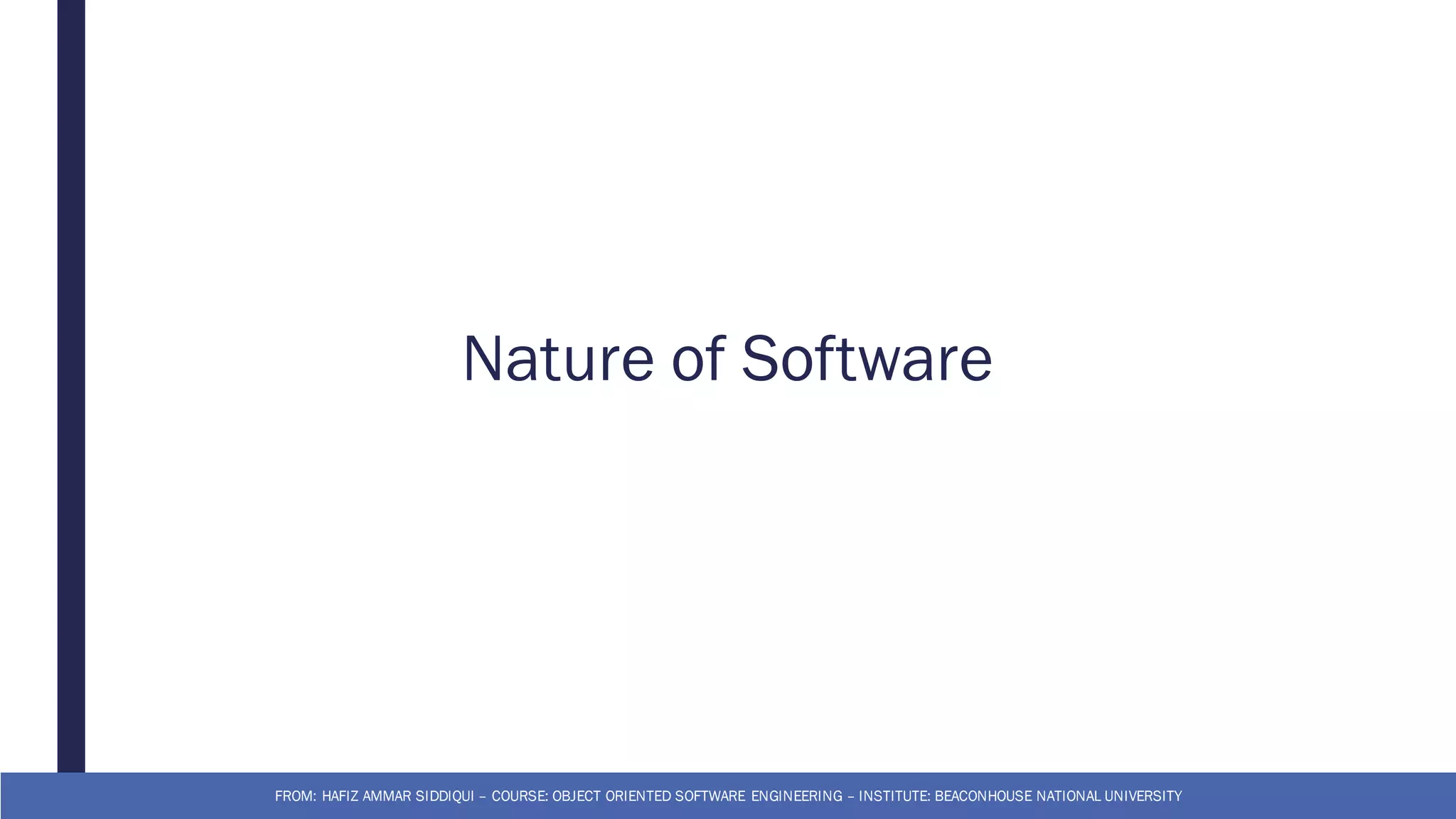 1 Introduction To Software Engineering Object Oriented Software