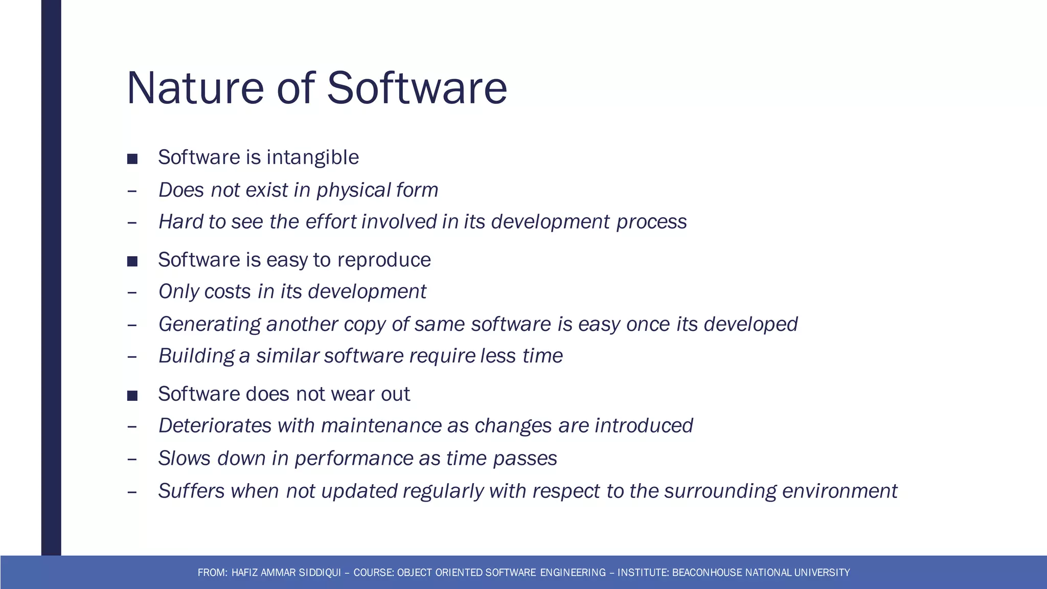 1 Introduction To Software Engineering Object Oriented Software Engineering Bnu Spring 2017
