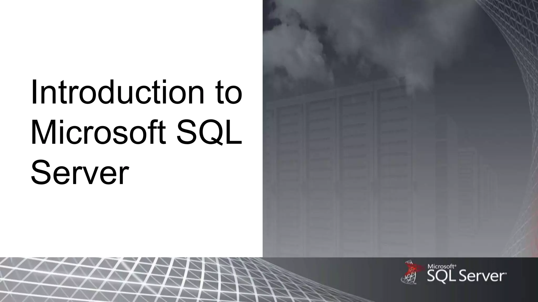 introduction to sql server by moamen hany | PPTX
