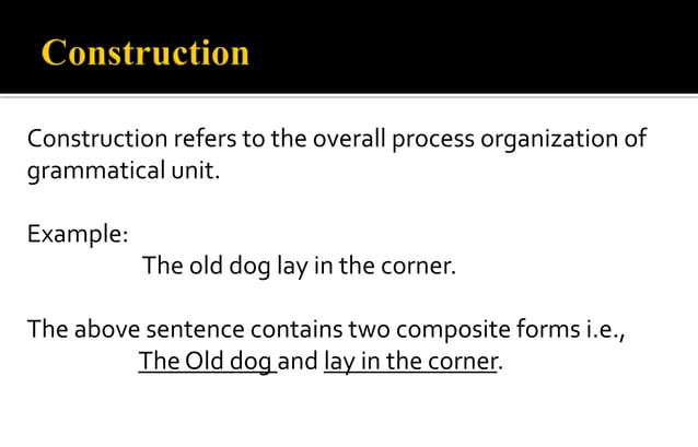 Introduction to syntax | PPTX