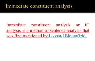 Introduction to syntax | PPTX