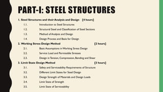 Design of steel structures and timber structures | PPTX