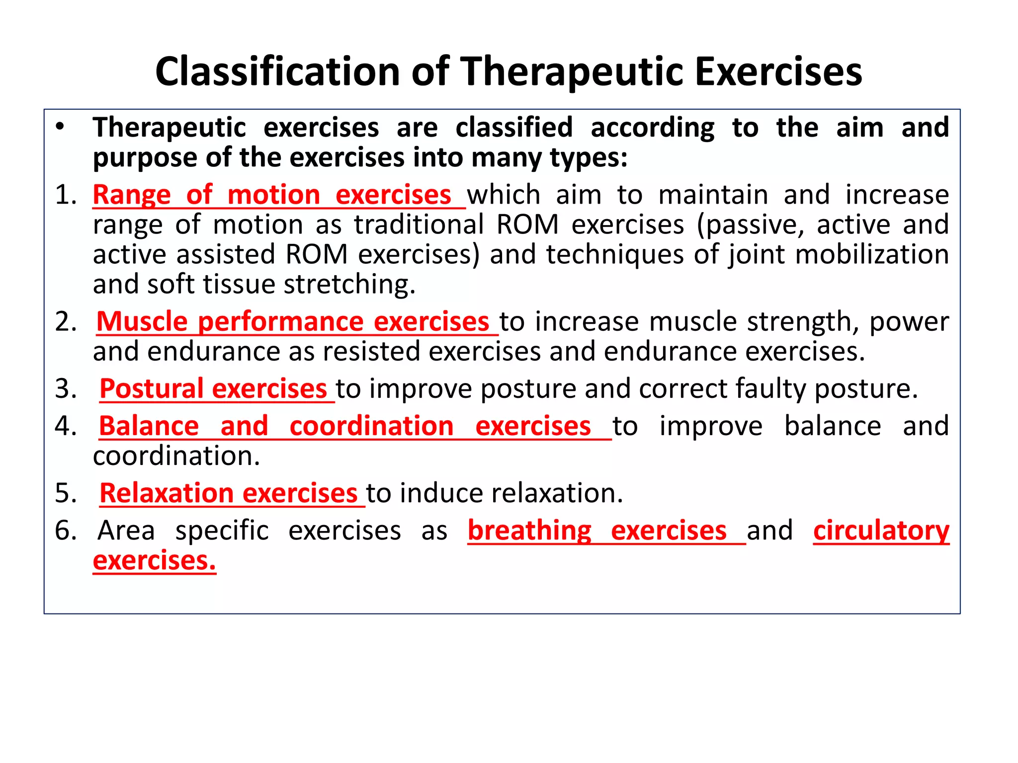 1- Introduction to Therapeutic Exercises.pptx