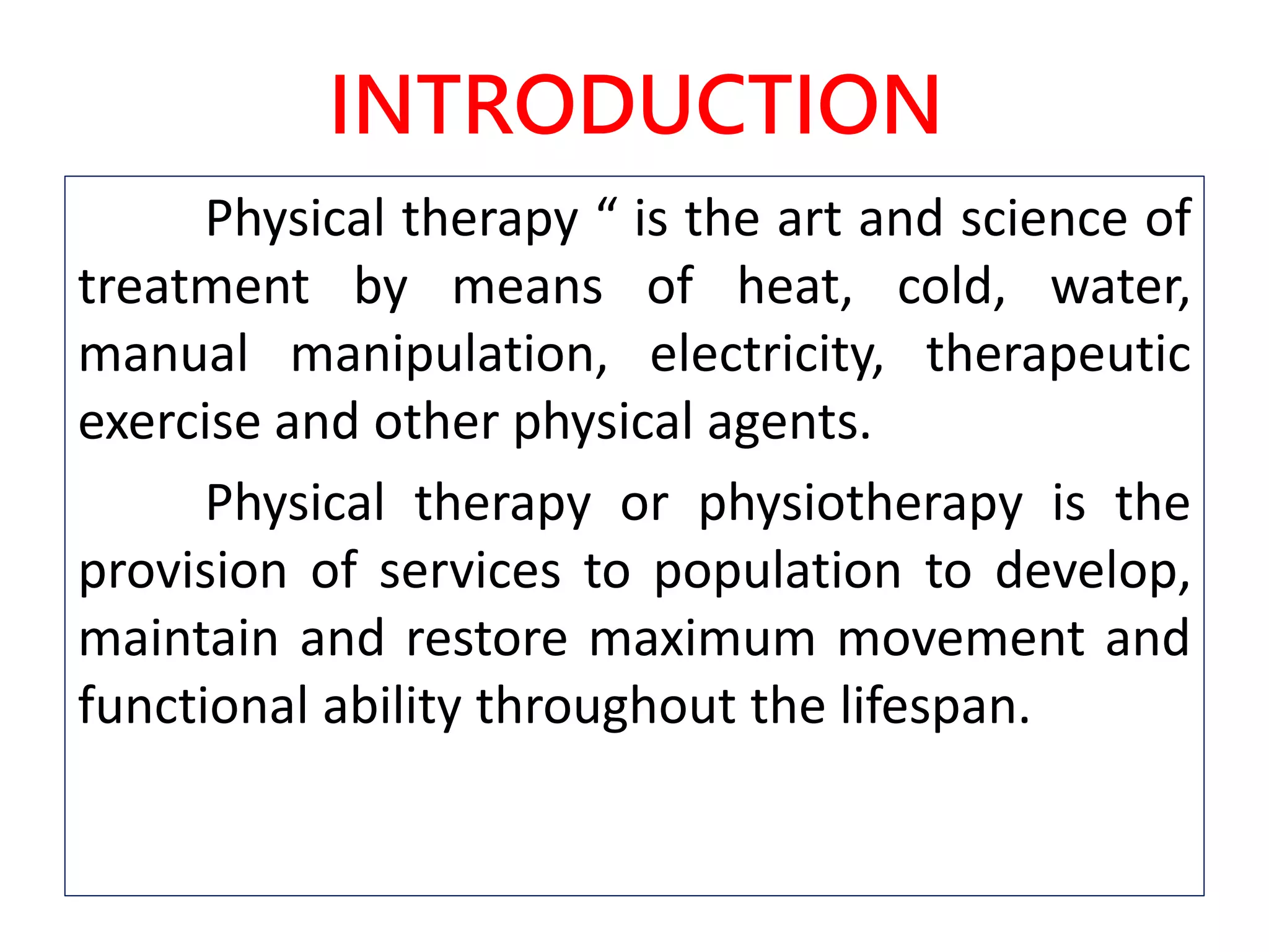1- Introduction to Therapeutic Exercises.pptx